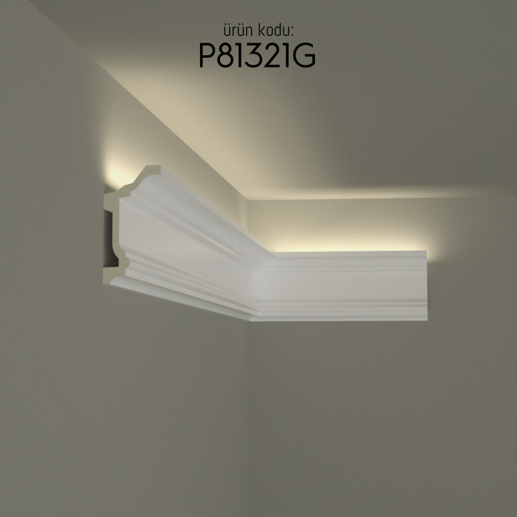 D81321G Sade poliüretan Duvar led gizli ışığı çeşitleri